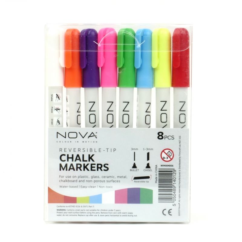 Nova 8 Chalk Markers – CraftersB2B