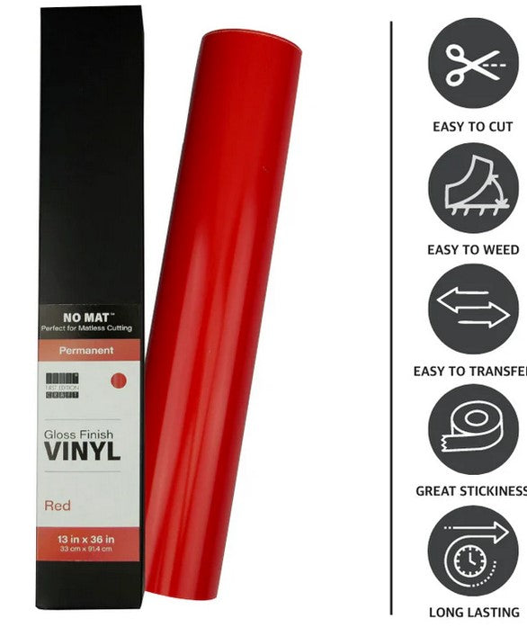 Vinilo adhesivo First Edition Gloss Finish 33x91 cm Red – CraftersB2B